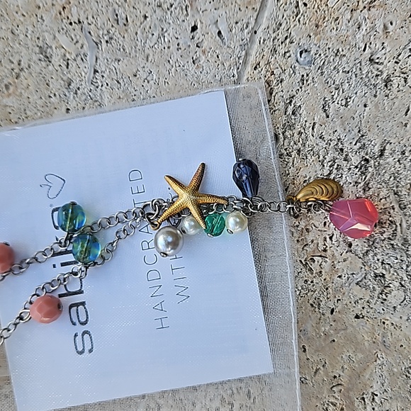 Sabika | Jewelry | Sabika Beach Charm Neclace And Bracelet Set | Poshmark